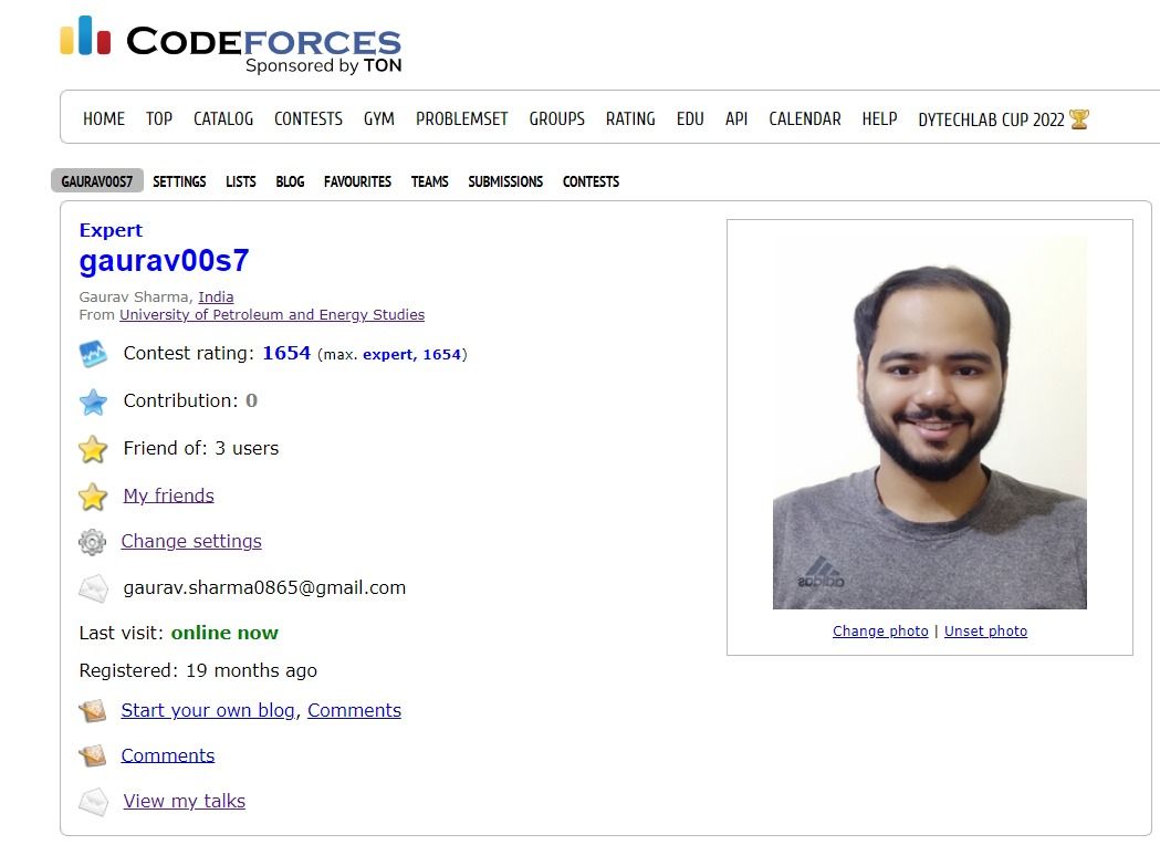 Gaurav Sharma on LinkedIn: #codeforces #competitiveprogramming # ... Gaurav Sharma on LinkedIn: #codeforces #competitiveprogramming # ...