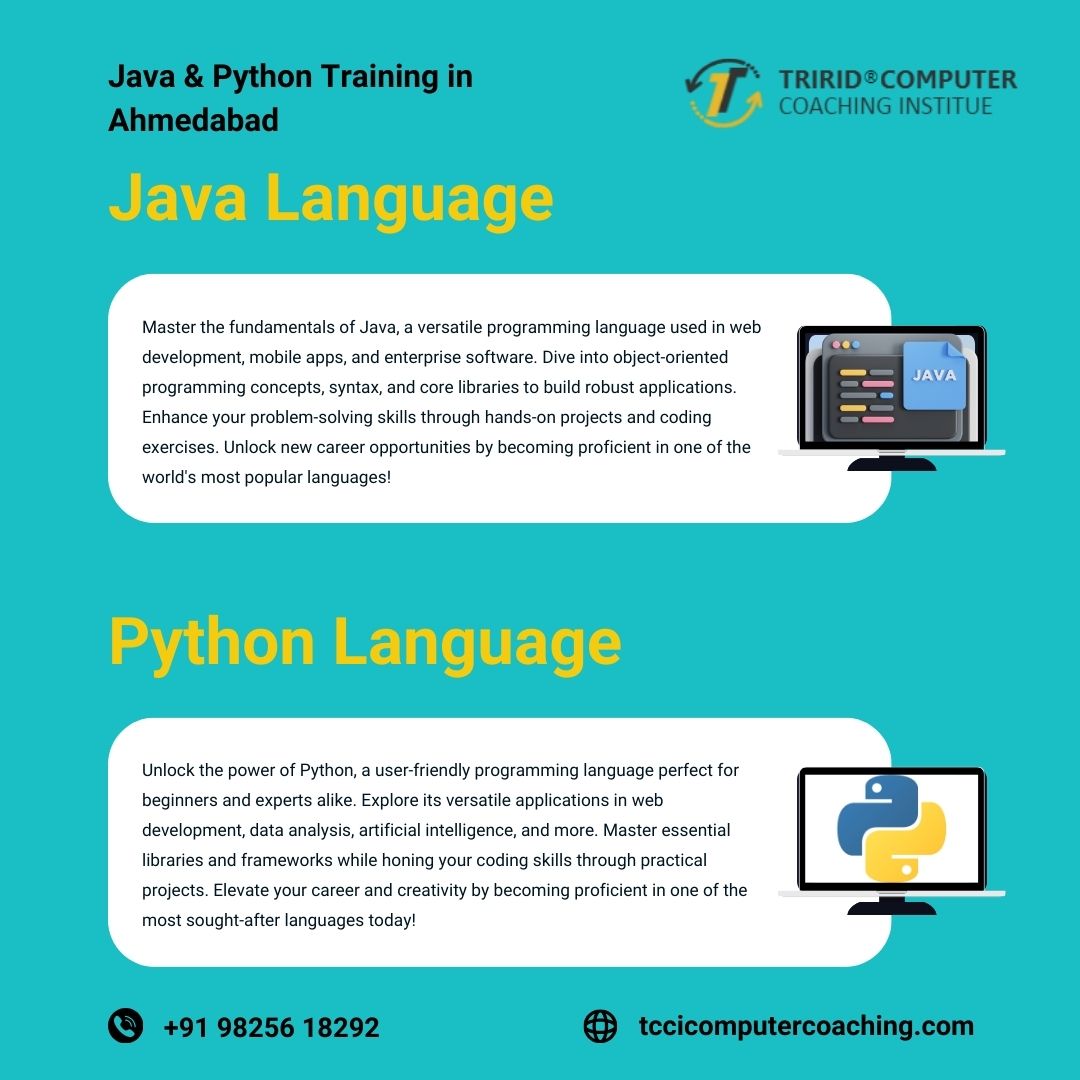 Riddhi Dhandha on LinkedIn: #java #python #training #tcci #ahmedabad # ... Riddhi Dhandha on LinkedIn: #java #python #training #tcci #ahmedabad # ...