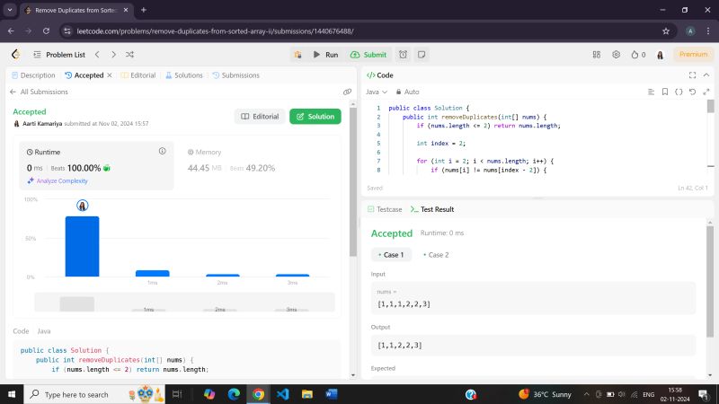 Aarti Kamariya on LinkedIn: #efficiency #leetcode #programmingskills # ... Aarti Kamariya on LinkedIn: #efficiency #leetcode #programmingskills # ...
