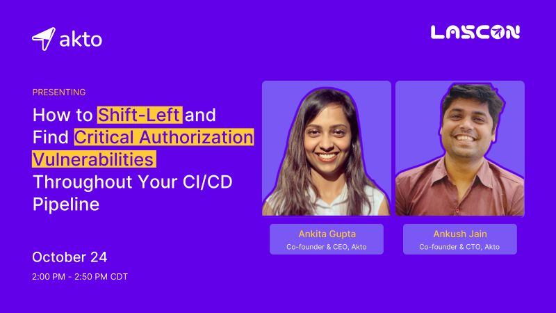 Akto.io on LinkedIn: LasCon kicks off today! Stop by Akto booth in the ... Akto.io on LinkedIn: LasCon kicks off today! Stop by Akto booth in the ...