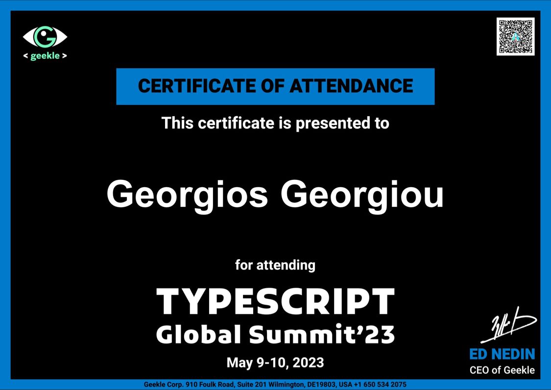 Georgios Georgiou on LinkedIn: #typescript #js #ts Georgios Georgiou on LinkedIn: #typescript #js #ts