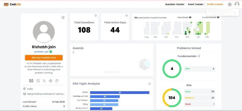 Rishabh Jain on LinkedIn: #codingjourney #dsa #consistency #growth # ... Rishabh Jain on LinkedIn: #codingjourney #dsa #consistency #growth # ...