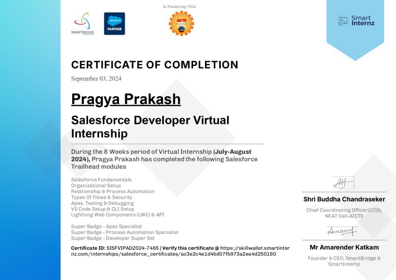 Pragya Prakash on LinkedIn: Proud to announce the completion of my ... Pragya Prakash on LinkedIn: Proud to announce the completion of my ...