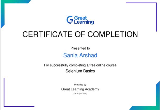Sania Arshad on LinkedIn: #selenium #automationtesting #qa # ... Sania Arshad on LinkedIn: #selenium #automationtesting #qa # ...