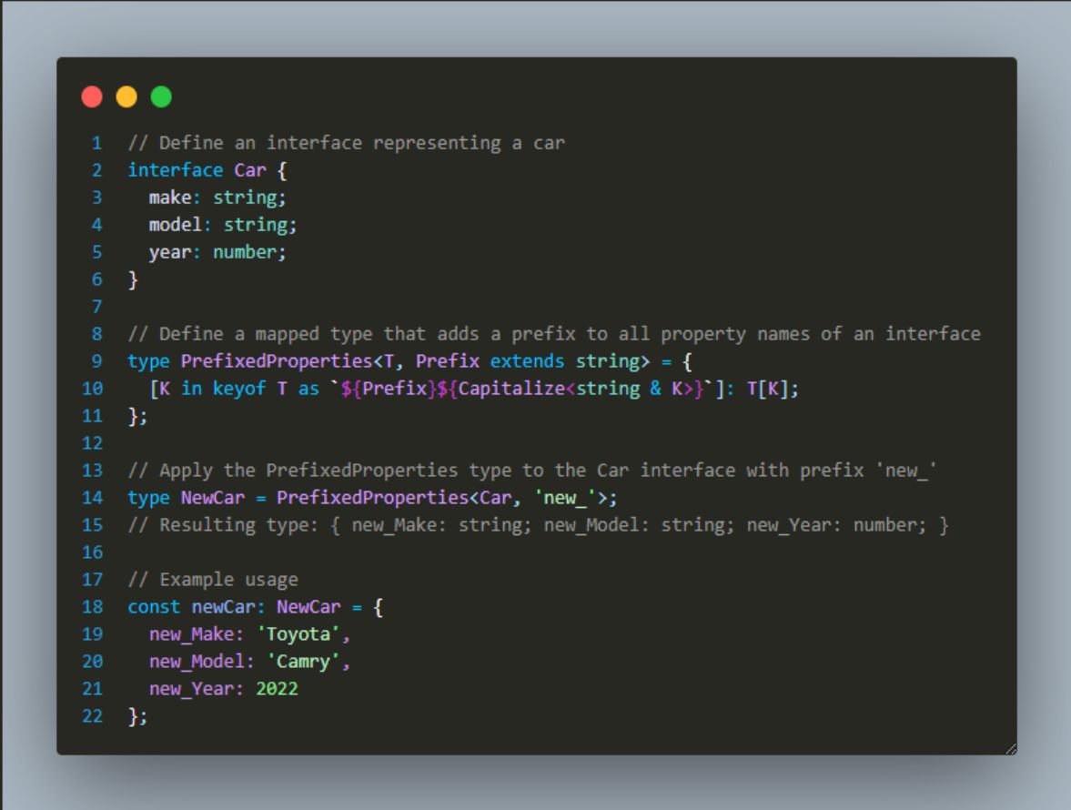 Exploring TypeScript: Mapped Types 🗺 Mapped Types in TypeScript allow ... Exploring TypeScript: Mapped Types 🗺 Mapped Types in TypeScript allow ...
