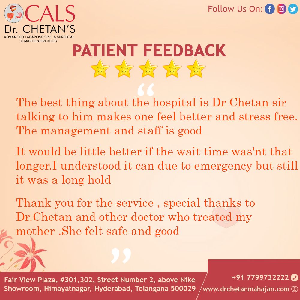 Patient Feedback | Dr. Chetan Mahajan Patient Feedback | Dr. Chetan Mahajan
