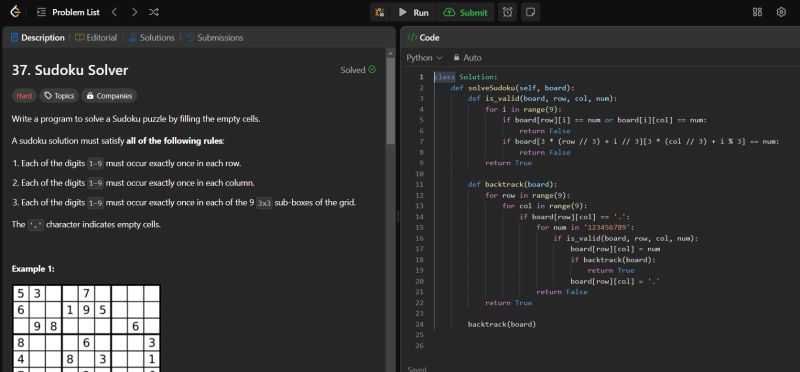 Disha Karnayake on LinkedIn: #programming #recursion #sudokusolver # ... Disha Karnayake on LinkedIn: #programming #recursion #sudokusolver # ...