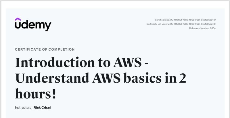 Harshit Tiwari on LinkedIn: Completed & Certified Aws Basics from Udemy Harshit Tiwari on LinkedIn: Completed & Certified Aws Basics from Udemy