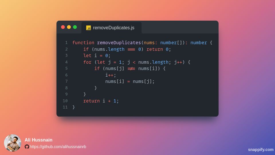 Ali Hussnain on LinkedIn: #dsa #codinginterview #problemsolving Ali Hussnain on LinkedIn: #dsa #codinginterview #problemsolving