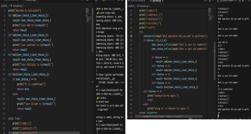 Fatima Zohra on LinkedIn: #python #functions #calculatorproject #github ... Fatima Zohra on LinkedIn: #python #functions #calculatorproject #github ...