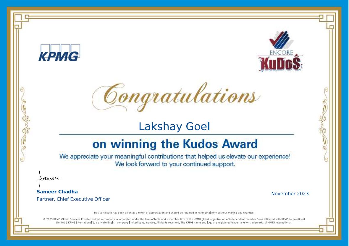 Lakshay Goel on LinkedIn: #kpmg #kpmgtax | 22 comments Lakshay Goel on LinkedIn: #kpmg #kpmgtax | 22 comments