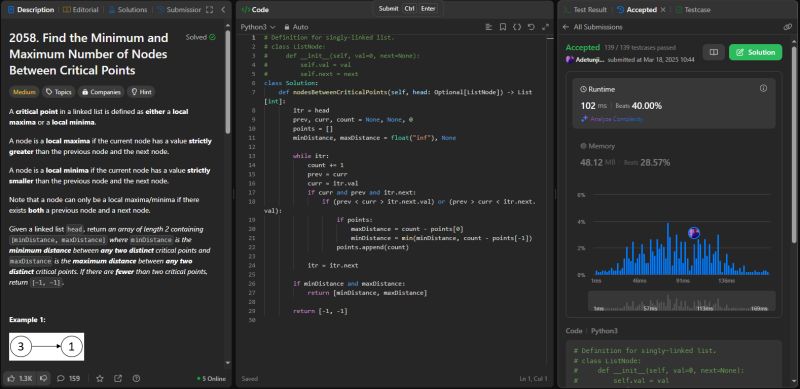 #100daysofcode #dsa #leetcode #python | Marvellous Adetunji #100daysofcode #dsa #leetcode #python | Marvellous Adetunji