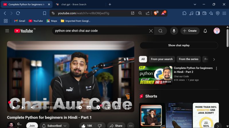 #python #backenddevelopment #internshipjourney #chaiaurcode… | Ishan Saini #python #backenddevelopment #internshipjourney #chaiaurcode… | Ishan Saini