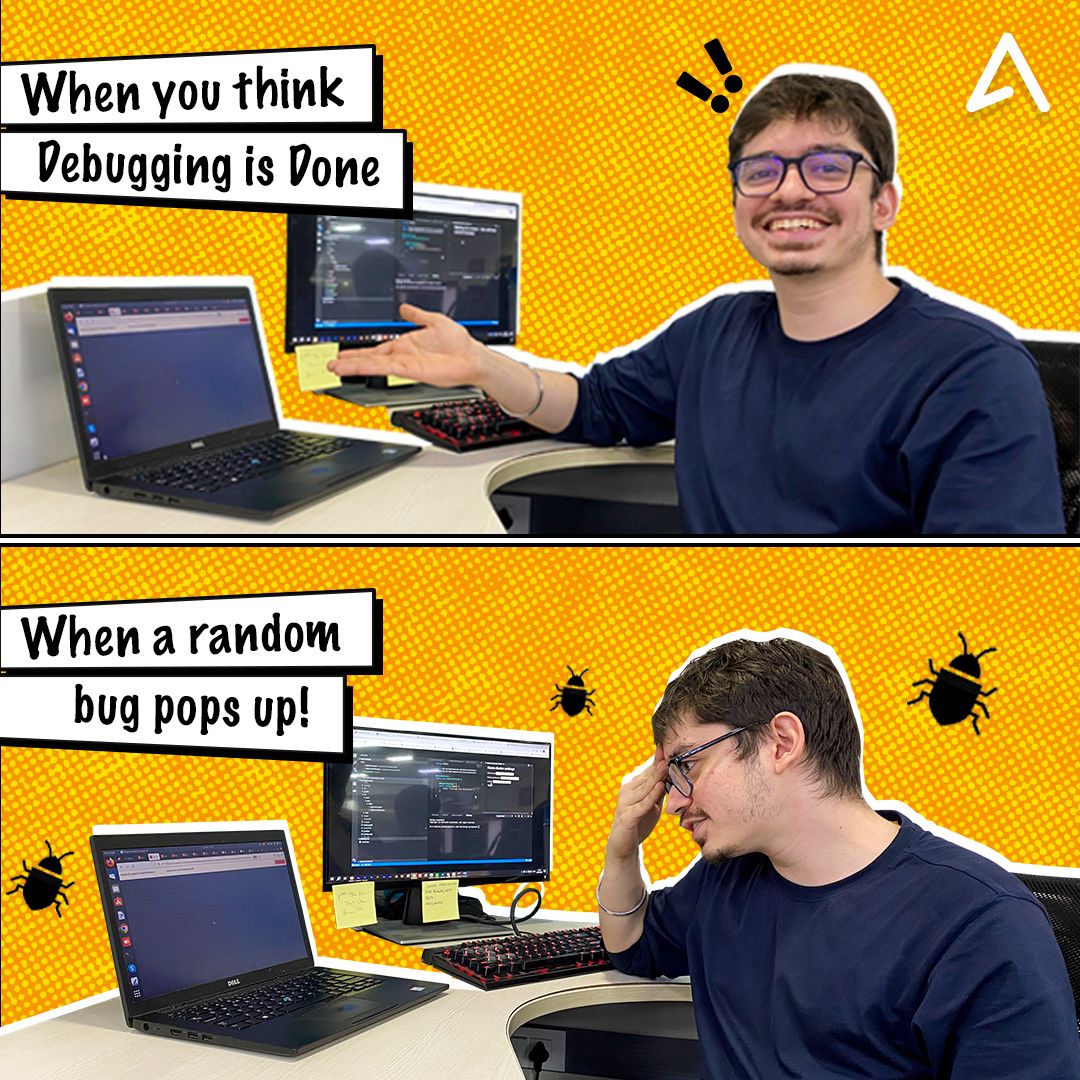 Appinventiv on LinkedIn: #coderlife #debugging #bugs Appinventiv on LinkedIn: #coderlife #debugging #bugs