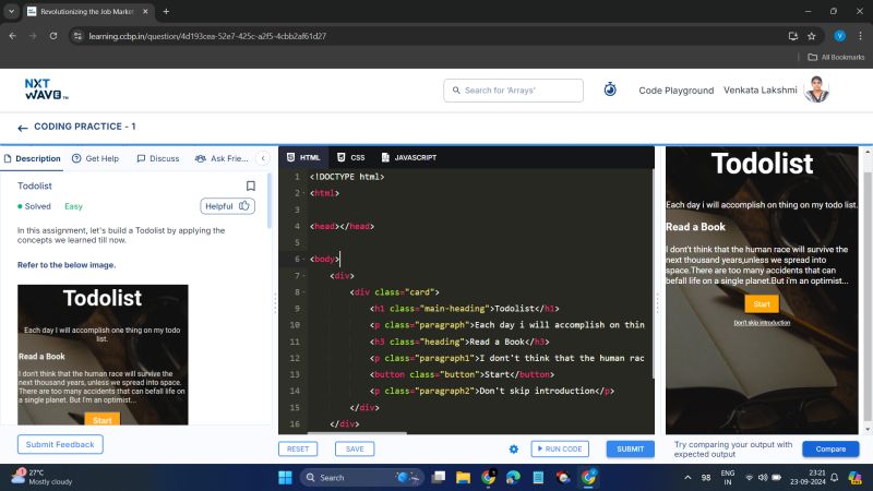 Venkata lakshmi Karri on LinkedIn: #day #ccbp #nxtwave #reactjs #python ... Venkata lakshmi Karri on LinkedIn: #day #ccbp #nxtwave #reactjs #python ...