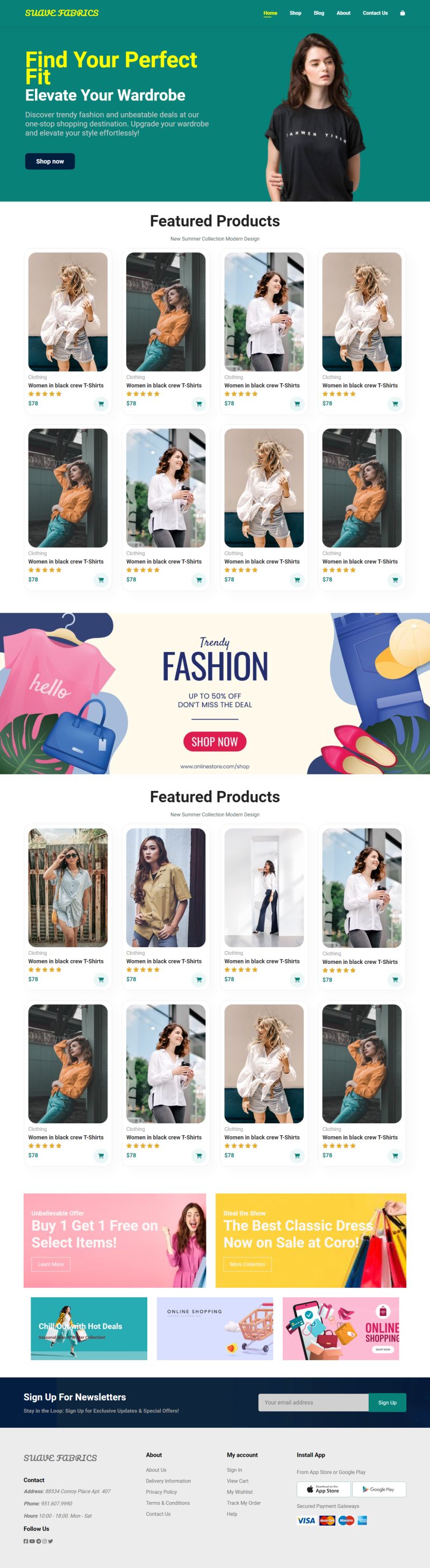 Designed and developed an e-commerce website using HTML, CSS ... Designed and developed an e-commerce website using HTML, CSS ...