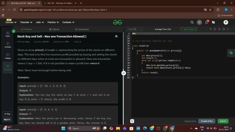 Pavani Papisetty on LinkedIn: #gfg #geekstreak2024 ... Pavani Papisetty on LinkedIn: #gfg #geekstreak2024 ...