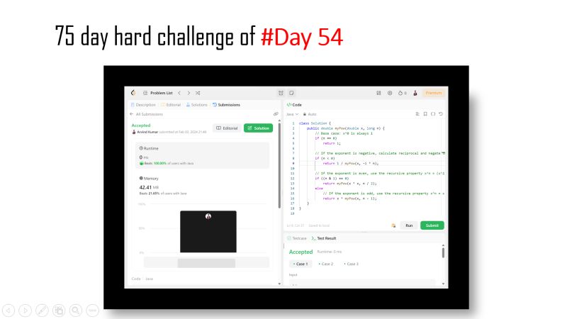 Arvind kumar on LinkedIn: #day #leetcode #75daysofcode #75dayschallenge Arvind kumar on LinkedIn: #day #leetcode #75daysofcode #75dayschallenge