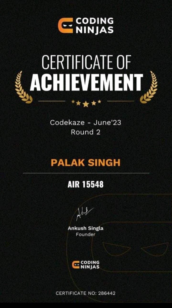 #codingchallenge #codingjourney #codingninjas #codekaze2023… | Palak Singh #codingchallenge #codingjourney #codingninjas #codekaze2023… | Palak Singh