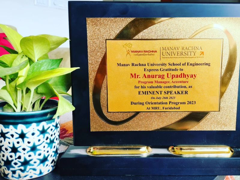 Anurag Upadhyay on LinkedIn: #manavrachna #corporate #preparation # ... Anurag Upadhyay on LinkedIn: #manavrachna #corporate #preparation # ...