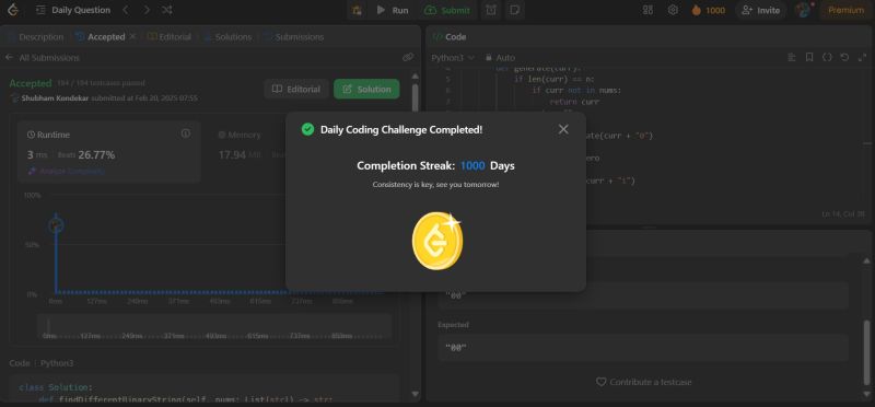 #leetcode #consistency | Shubham Kondekar #leetcode #consistency | Shubham Kondekar