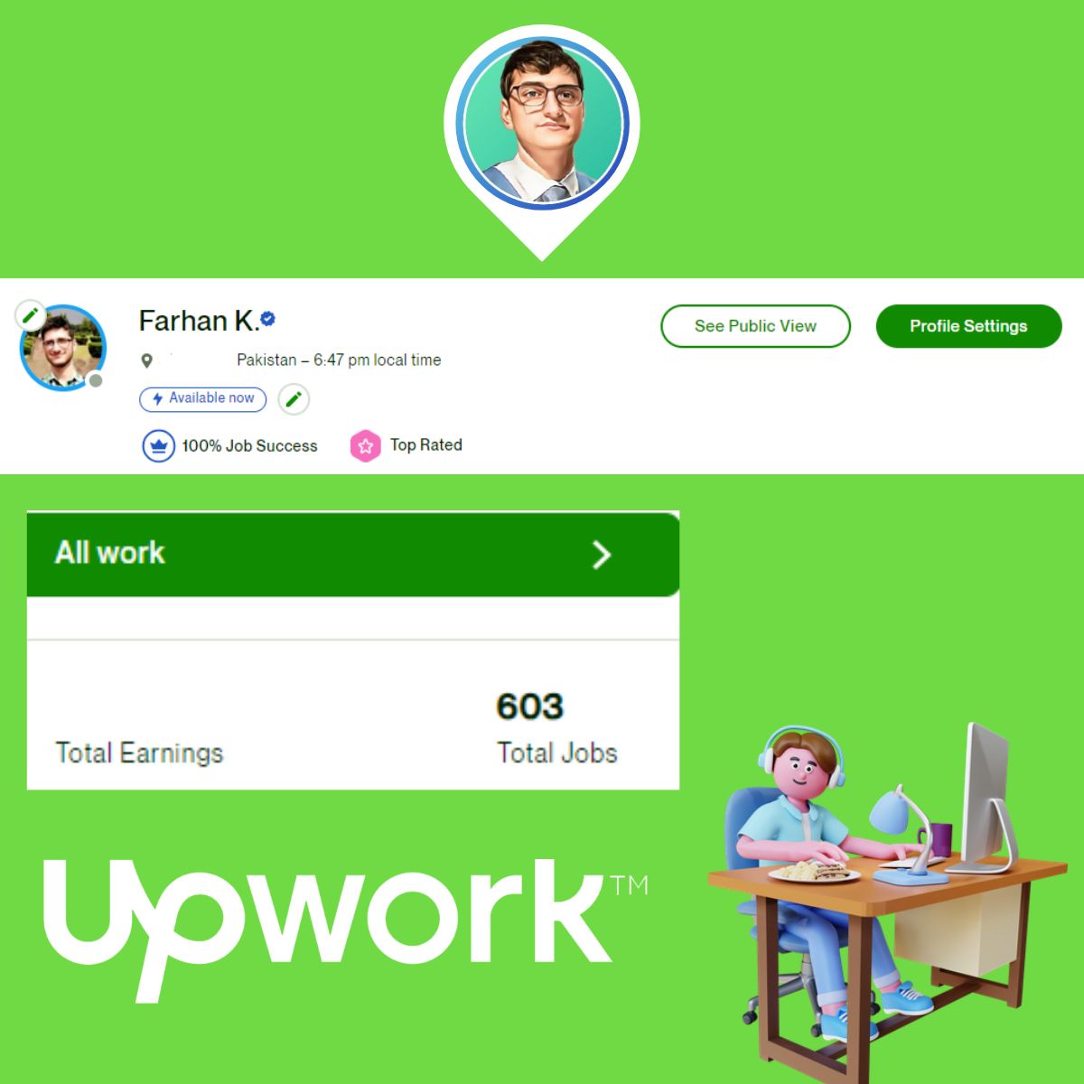 Farhan Khan 💻 on LinkedIn: #upwork #upworkfreelancer #upworksuccess # ... Farhan Khan 💻 on LinkedIn: #upwork #upworkfreelancer #upworksuccess # ...