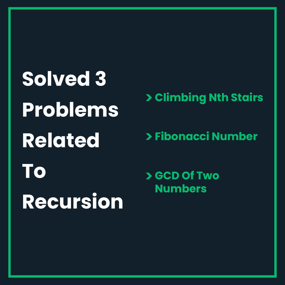 Hajra Naeem on LinkedIn: I have solved 3 problems related to Recursion ... Hajra Naeem on LinkedIn: I have solved 3 problems related to Recursion ...