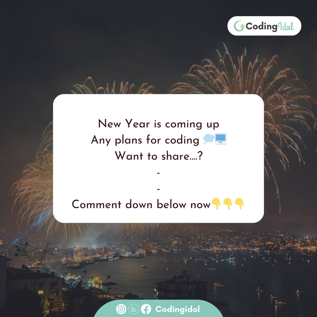 CodingIdol on LinkedIn: #newyear #plans #2024goals #2024planning # ... CodingIdol on LinkedIn: #newyear #plans #2024goals #2024planning # ...