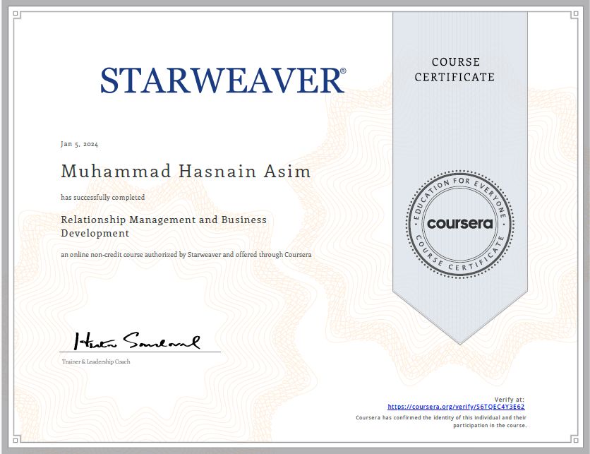 Muhammad Hasnain Asim on LinkedIn: #relationshipmanagement # ... Muhammad Hasnain Asim on LinkedIn: #relationshipmanagement # ...