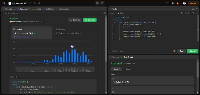 juber shaikh on LinkedIn: #codingjourney #dsa #leetcode #problemsolving ... juber shaikh on LinkedIn: #codingjourney #dsa #leetcode #problemsolving ...