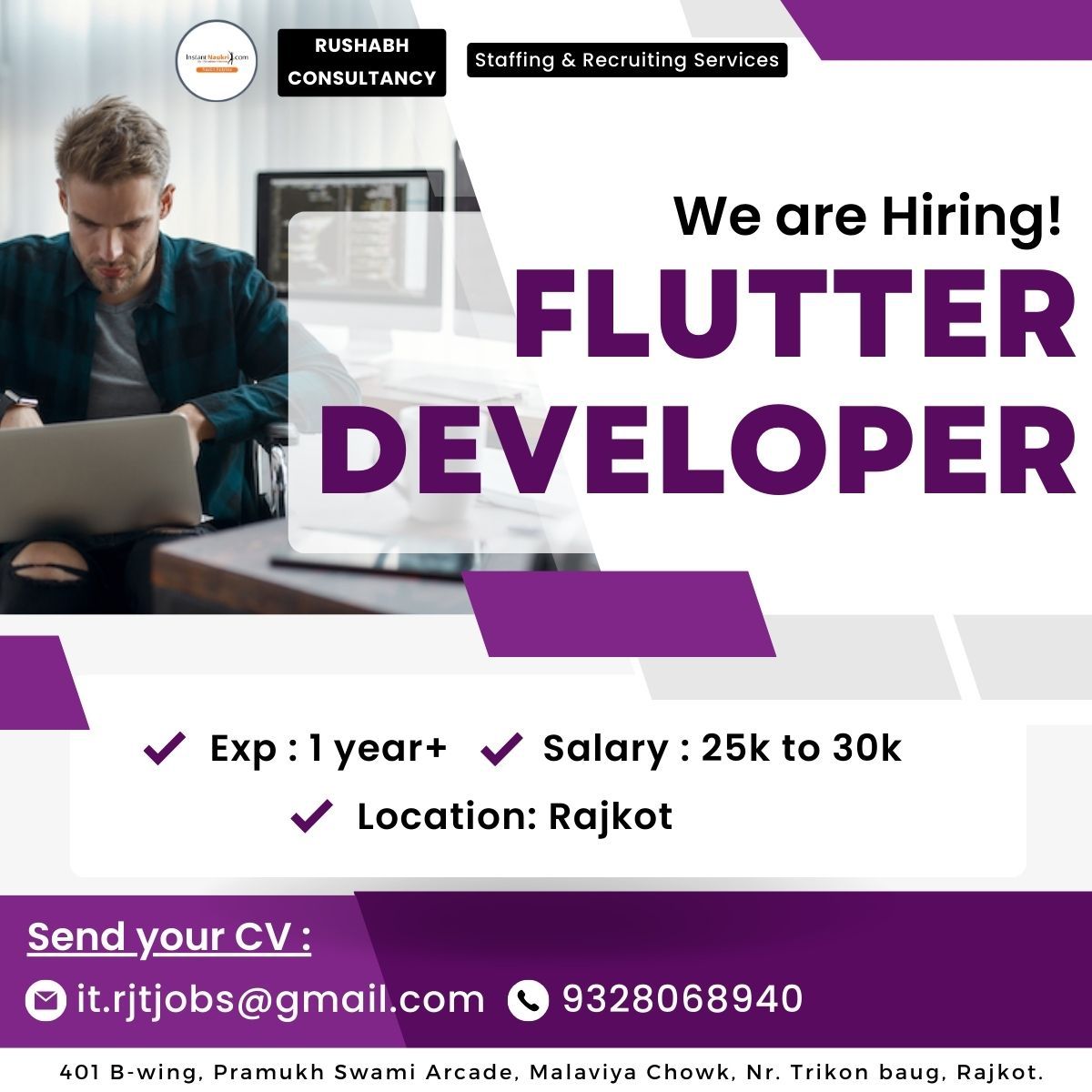 Khushi H Pandya on LinkedIn: #hiring #hiringalert #flutter # ... Khushi H Pandya on LinkedIn: #hiring #hiringalert #flutter # ...