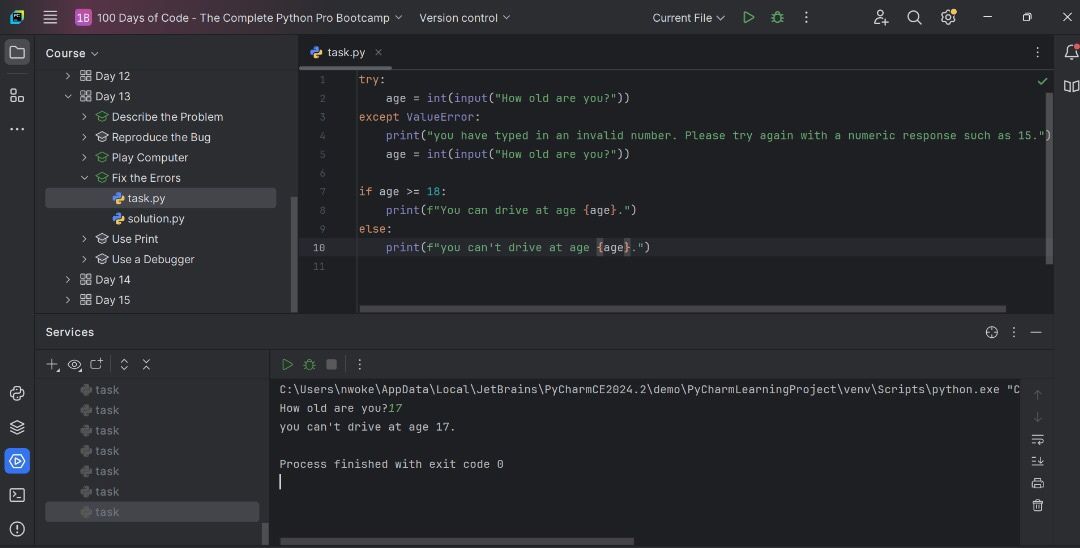 Nwoke Favour on LinkedIn: #100daysofcode #python #debugging # ... Nwoke Favour on LinkedIn: #100daysofcode #python #debugging # ...