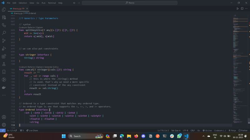 Learned Generics in Go | Karan R Singh posted on the topic | LinkedIn Learned Generics in Go | Karan R Singh posted on the topic | LinkedIn