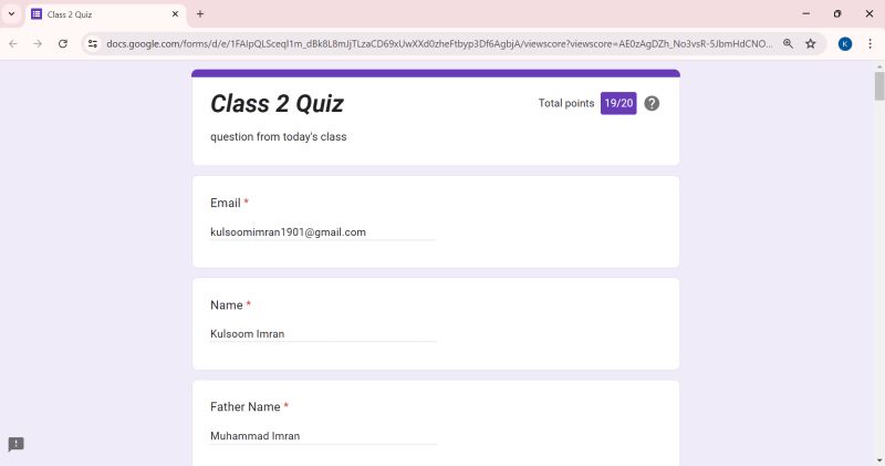Finished 19/20 on TypeScript quiz for Govt. Sindh | Kulsoom Imran ... Finished 19/20 on TypeScript quiz for Govt. Sindh | Kulsoom Imran ...