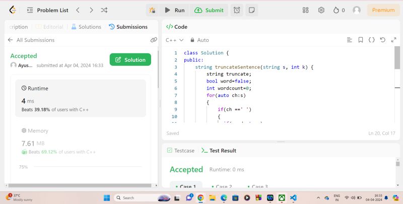 Ayush Jain on LinkedIn: #cppprogramming #problemsolving #datastructure ... Ayush Jain on LinkedIn: #cppprogramming #problemsolving #datastructure ...