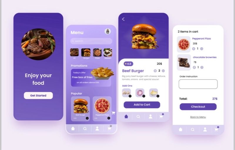 Food App ui by using Figma | Rahaf Binshahbal Food App ui by using Figma | Rahaf Binshahbal