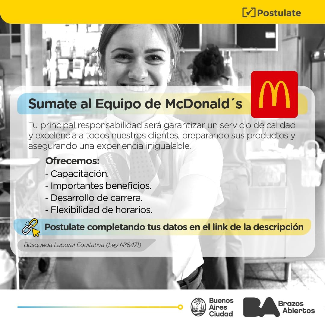 TrabajoBA - Secretaría de Trabajo y Empleo en LinkedIn: Postulate ... TrabajoBA - Secretaría de Trabajo y Empleo en LinkedIn: Postulate ...