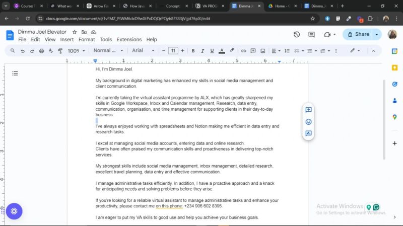 Dimma Joel on LinkedIn: #100daysofcode #dimmajoel #virtualassistant # ... Dimma Joel on LinkedIn: #100daysofcode #dimmajoel #virtualassistant # ...