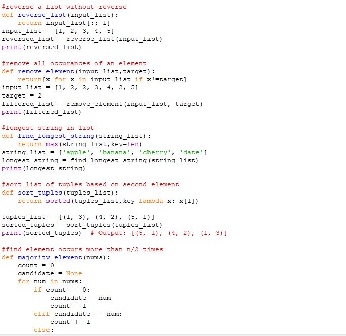 Sai Venkat on LinkedIn: #python #coding #programmer #30dayschallenge #day12 Sai Venkat on LinkedIn: #python #coding #programmer #30dayschallenge #day12