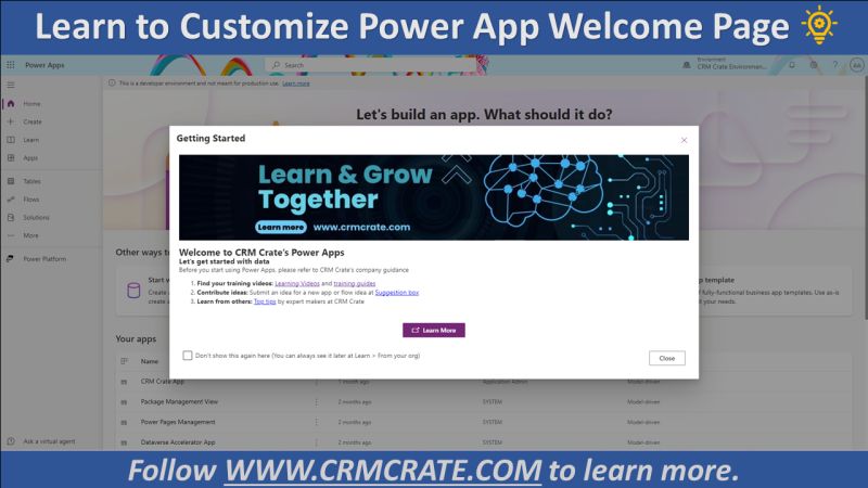 Prashant Tirlotkar on LinkedIn: #crmcrate #powerapps #microsoft # ... Prashant Tirlotkar on LinkedIn: #crmcrate #powerapps #microsoft # ...