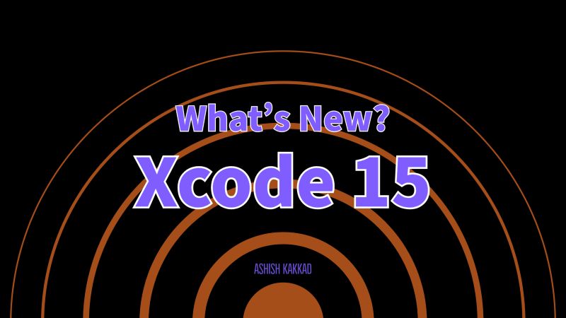 Ashish Kakkad on LinkedIn: #iosdev #xcode #xcode15 #macos #swift Ashish Kakkad on LinkedIn: #iosdev #xcode #xcode15 #macos #swift