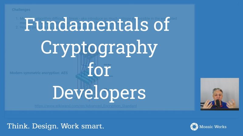 Mozaic Works on LinkedIn: Fundamentals of Cryptography For Developers Mozaic Works on LinkedIn: Fundamentals of Cryptography For Developers