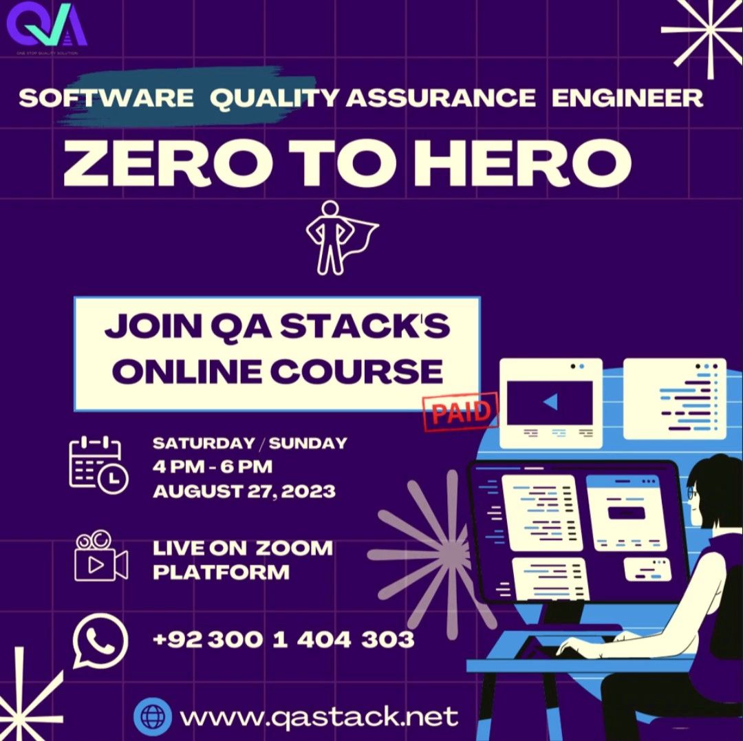 QA Stack on LinkedIn: #softwareqa #qualityassurance #qatraining # ... QA Stack on LinkedIn: #softwareqa #qualityassurance #qatraining # ...