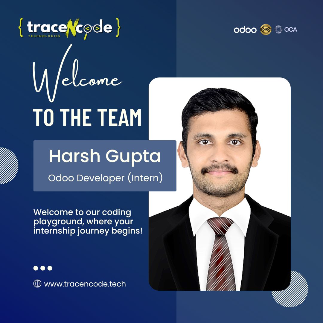 TraceNcode Technologies Pvt. Ltd. | Odoo Partner Company on LinkedIn: # ... TraceNcode Technologies Pvt. Ltd. | Odoo Partner Company on LinkedIn: # ...