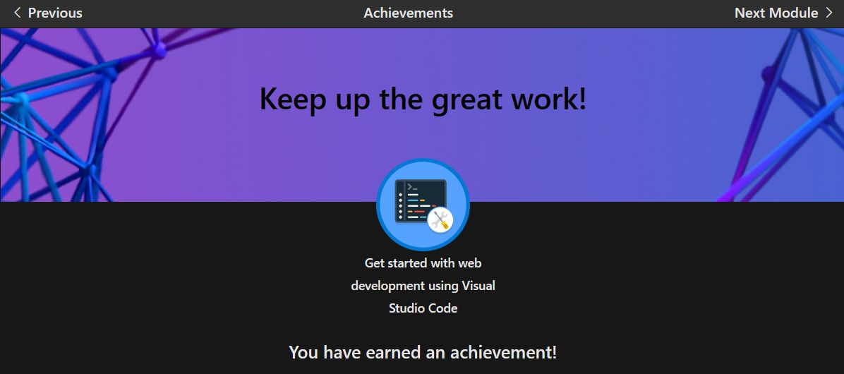 Samiksha Mishra on LinkedIn: #achievement #microsoftlearning #vscode Samiksha Mishra on LinkedIn: #achievement #microsoftlearning #vscode