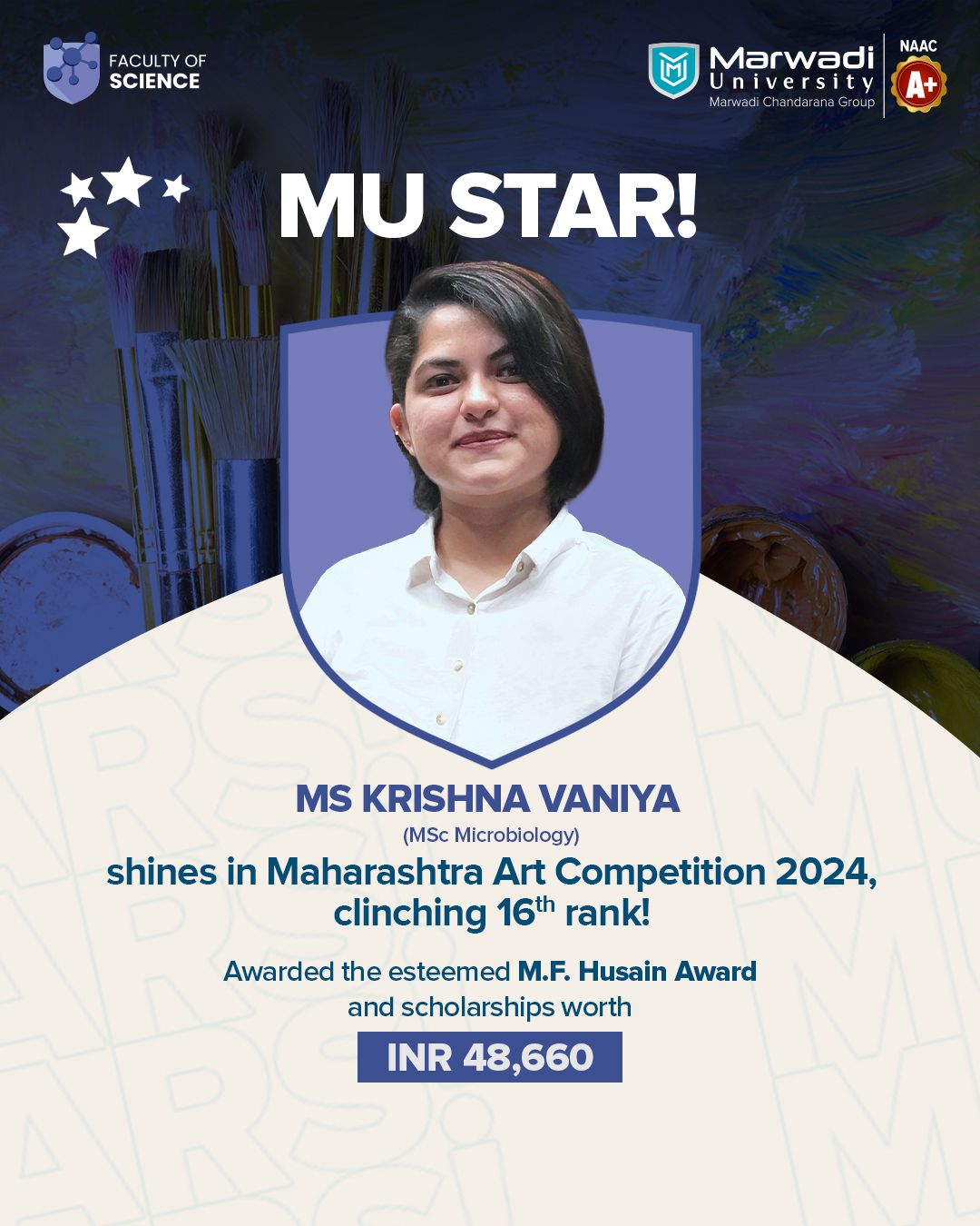 Dr. Niralee Patel on LinkedIn: Star student of Microbiology Department ... Dr. Niralee Patel on LinkedIn: Star student of Microbiology Department ...