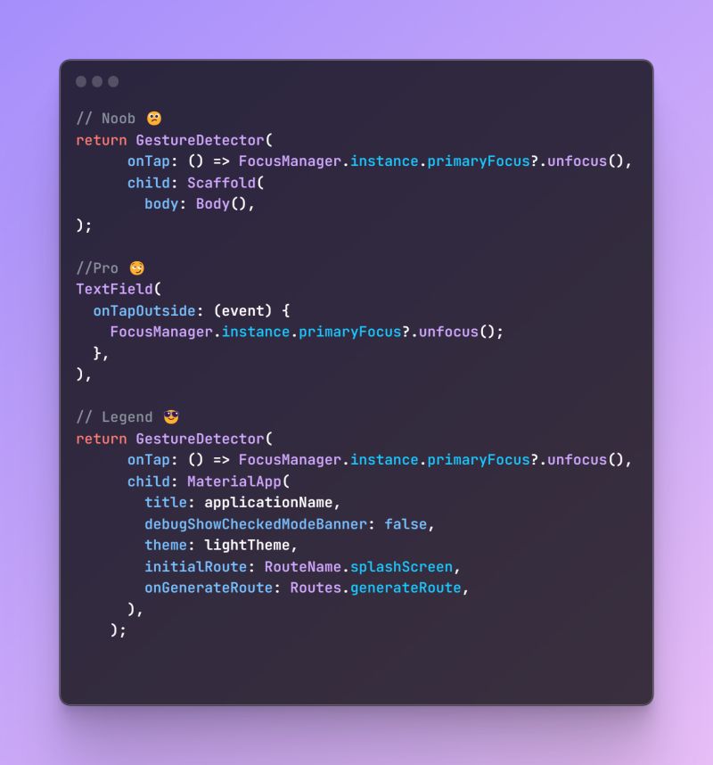 Mudasir Hussain on LinkedIn: #flutter #focusmanagement #coding Mudasir Hussain on LinkedIn: #flutter #focusmanagement #coding