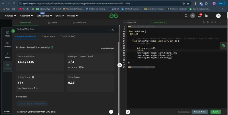#gfgchallenge #codingjourney #dsa #problemsolving #keepcoding… | Palak ... #gfgchallenge #codingjourney #dsa #problemsolving #keepcoding… | Palak ...