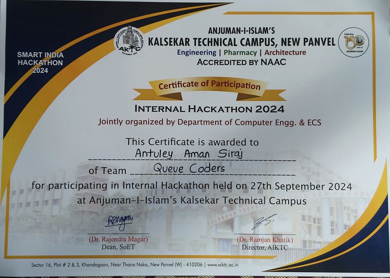 Aman Antuley on LinkedIn: #sih2024 #teamwork #innovation Aman Antuley on LinkedIn: #sih2024 #teamwork #innovation