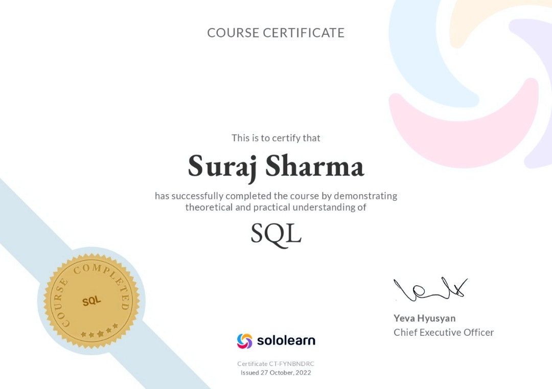 Suraj Sharma on LinkedIn: #sql #sqldatabase #sqlqueries #sqlserver2022 Suraj Sharma on LinkedIn: #sql #sqldatabase #sqlqueries #sqlserver2022